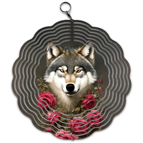 Design | Artistic Floral Husky Dog Design Wind Spinner | Poshmark